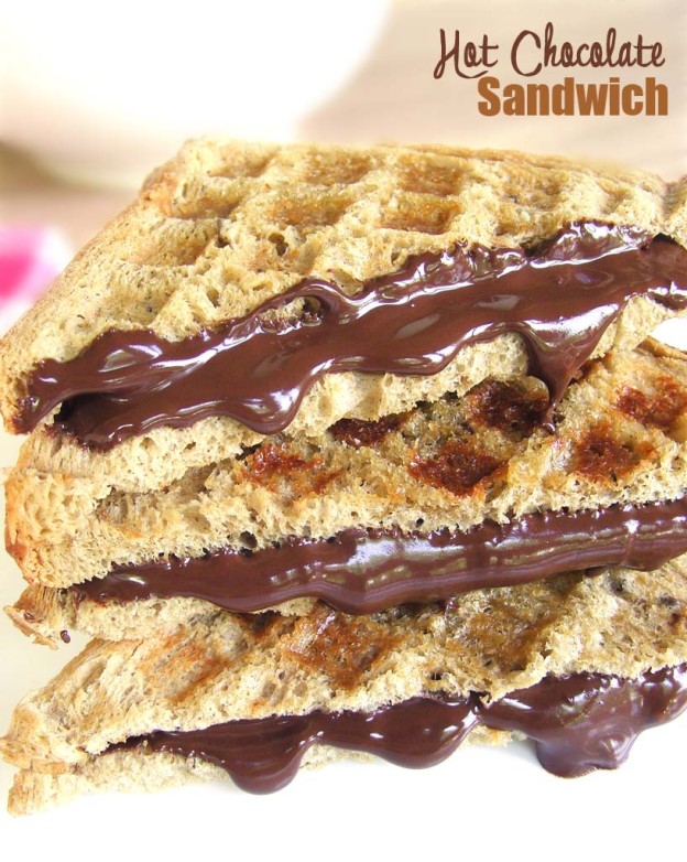 Hot Chocolate Sandwich Recipe - Cakescottage