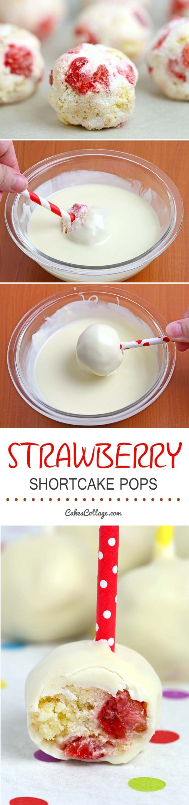 Strawberry Shortcake Pops Recipe | Easy & Delicious Cake Pops with ...