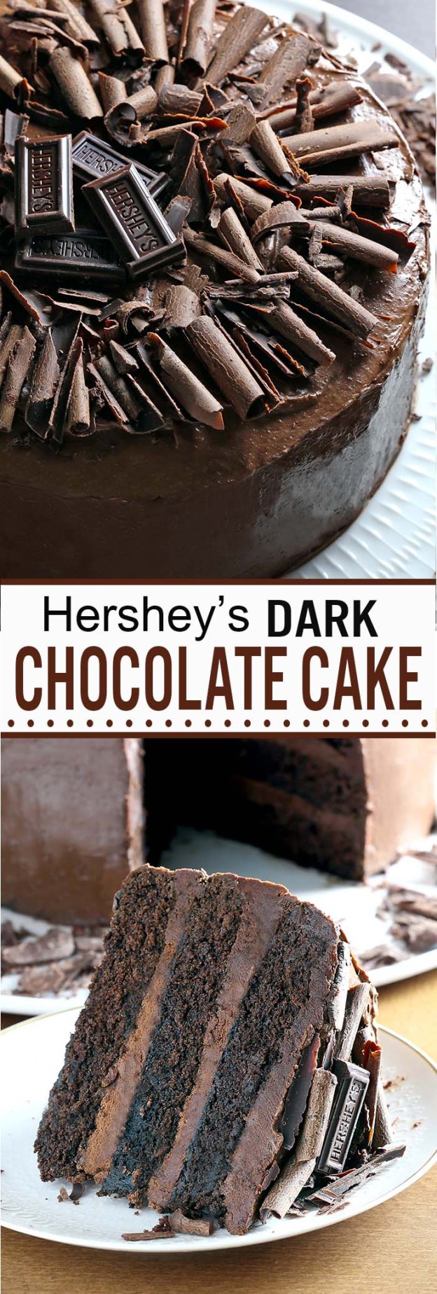Dark Chocolate Cake - Cakescottage