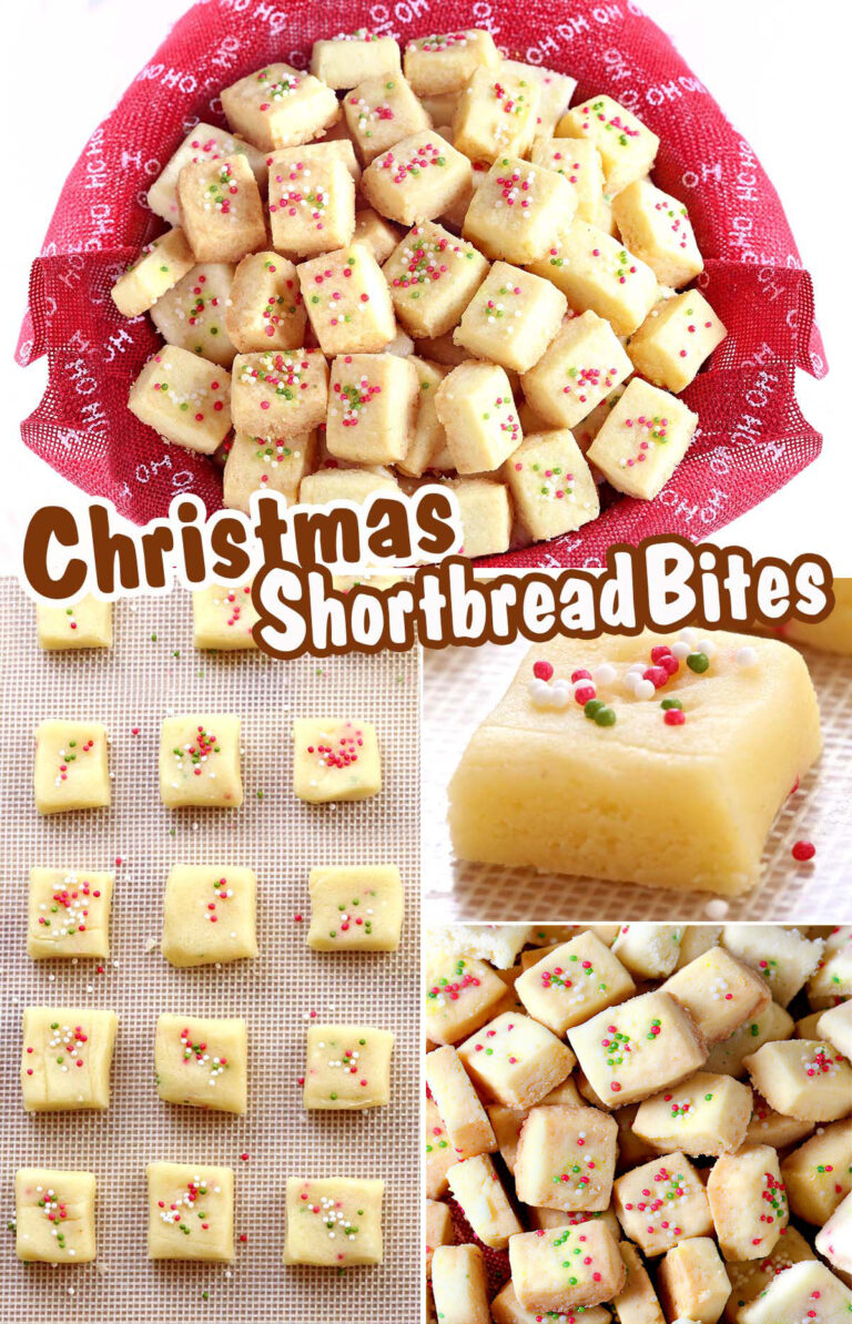 Christmas Shortbread Bites – Melt-In-Your-Mouth Holiday Cookies