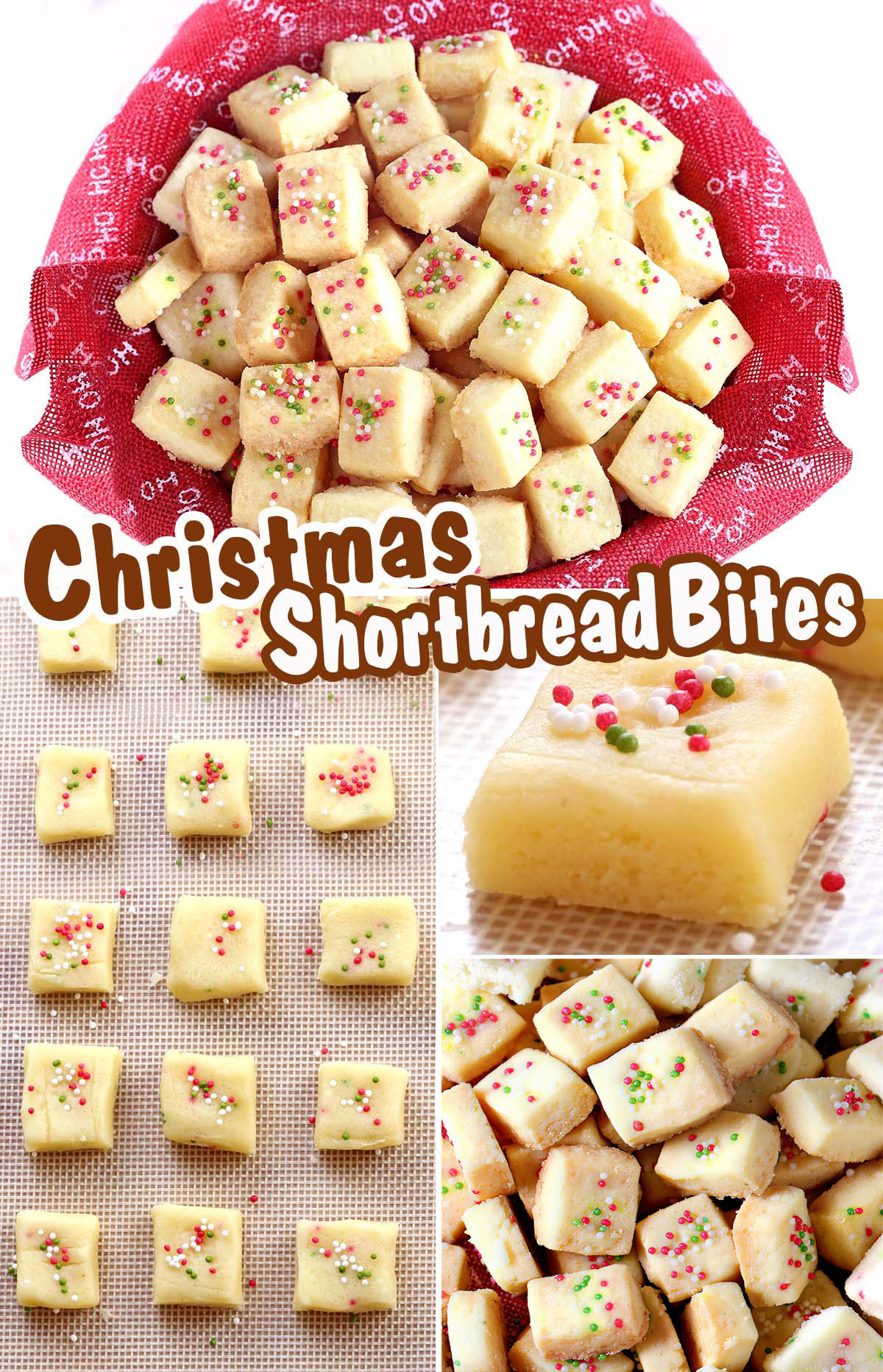 Christmas Shortbread Bites – Melt-In-Your-Mouth Holiday Cookies